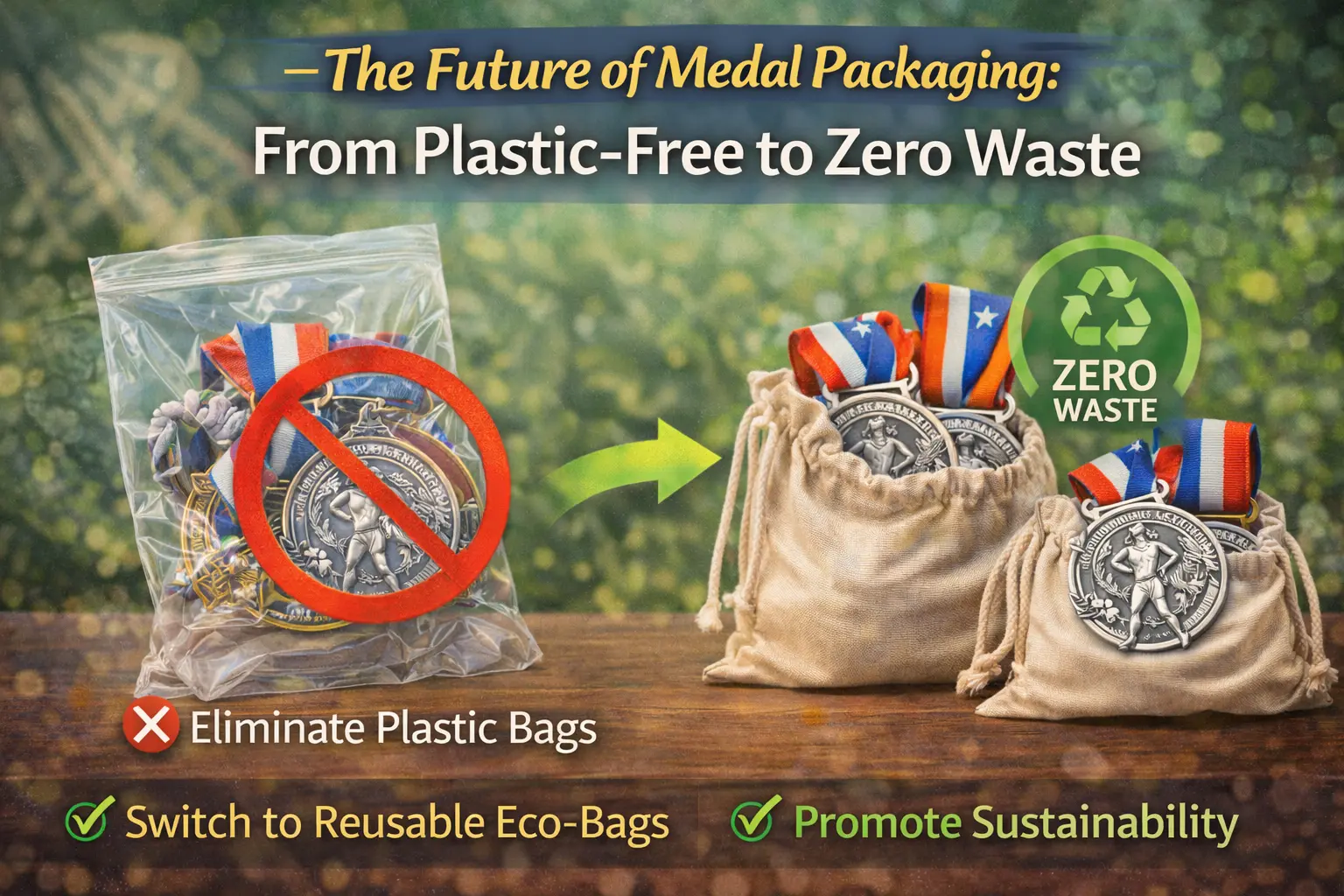 The Future of Medal Packaging: From Plastic-Free to Zero Waste - 365Medals